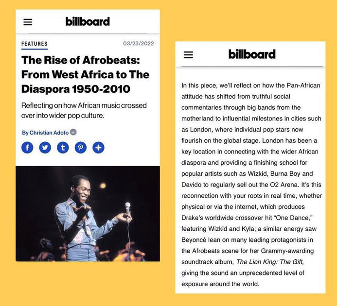 Christian Adofo Writes for Billboard Magazine – Jacaranda Books
